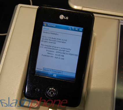 Imágenes del LG KS20 con Windows Mobile 6