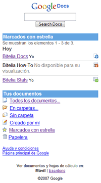 Google Docs ya tiene versión móvil
