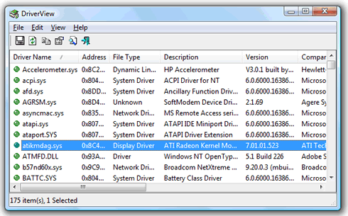 DriverView, los drivers bajo control