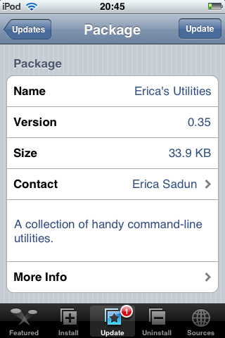 Capturas de Pantalla en el iPhone/iPod touch