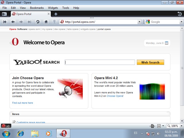 Un paseo por la beta de Opera 10