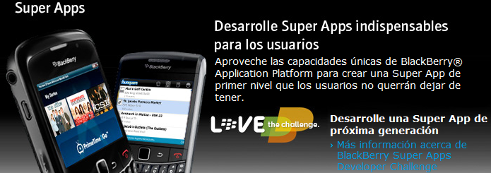 BlackBerry Super Apps Developer Challenge en América Latina