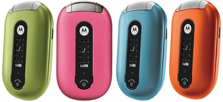 Motorola PEBL de varios colores