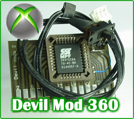 Detalles del mod chip para XBox 360