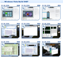 57 capturas del Windows Vista RC1