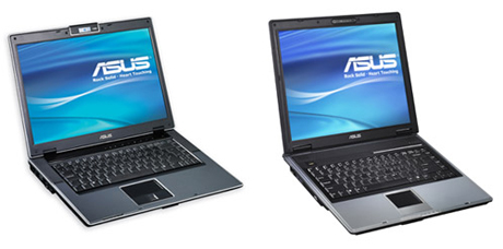 Portátiles Asus V1, F2 y R1F