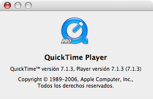 Nuevo QuickTime 7.1.3