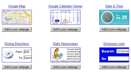 Google Gadgets para todos
