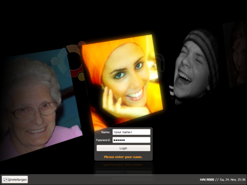 Face Browser Login, aceleración 3D en el gestor de acceso