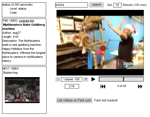 YouTube Shuffle, generando listas de vídeos