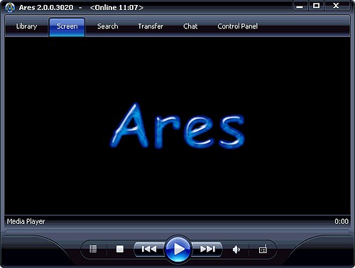 Ares, cliente P2P para Windows