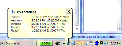 Microsoft Time Zone (XP)
