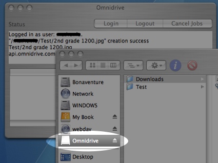 Cliente de Omnidrive para Mac