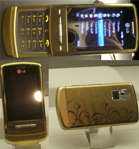 LG Shine KE970 Edición Oro