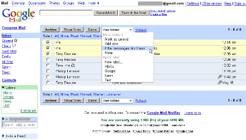 Llega la nueva versión de GMail