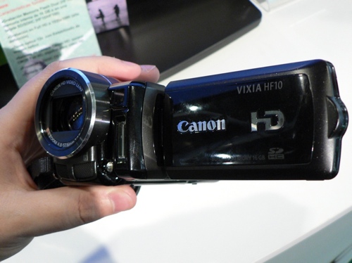 Canon VIXIA HF10 en nuestra mano