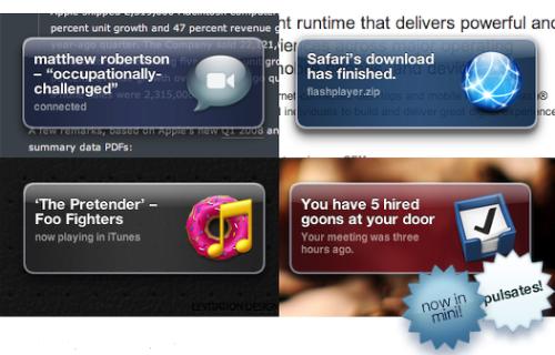 iPhonesque, interfaz à la iPhone para Growl