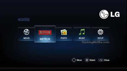 Netflix y LG llevarán las películas directamente a la TV