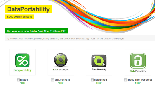 Vota por el nuevo logo de DataPortability
