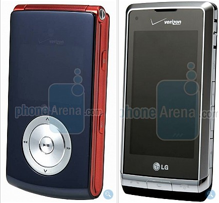 Primeras imágenes de los LG VX8560 y VX9700