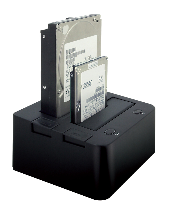 Rack doble para discos SATA