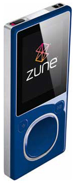 Zune azul ya a la venta. Bonus: tienda Zune WiFi y tags en radio
