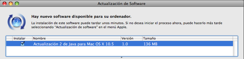 Mac OS X cuenta con actualizaciones de Java