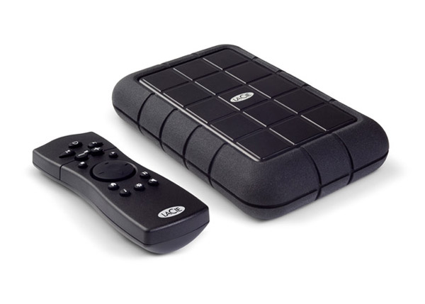 LaCie LaCinema en formato externo y de goma