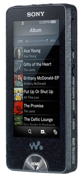 Sony Walkman X-Series incluye una pantalla táctil OLED