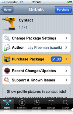 La nueva App Store de Cydia