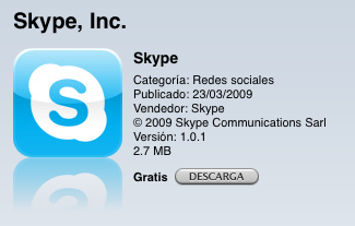 Skype para iPhone ya disponible en App Store (actualizado)