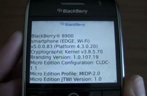 Más información sobre el BlackBerry 5.0