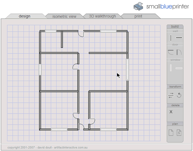 SmallBluePrinter, la forma más sencilla de diseñar tu casa