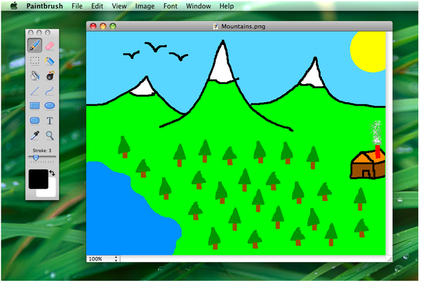 El programa Paint de Windows en su versión para Mac