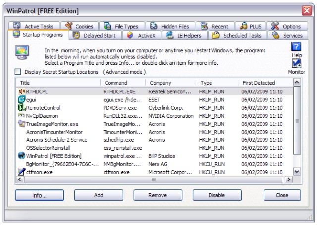 Mantente alerta de los cambios en tu sistema con Winpatrol