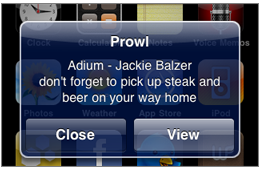 Prowl es al iPhone lo que Growl es al Mac OS