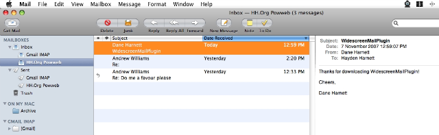 WideMail - Aprovecha mejor tu pantalla panorámica en Mail