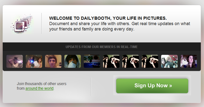 DailyBooth, o Twittear con imágenes
