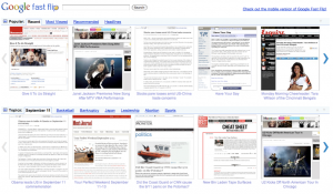 Google Fast Flip: hojea noticias más rápido que nadie
