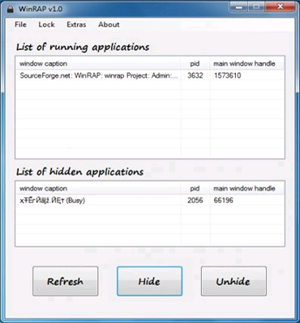 WinRAP, para ocultar programas en Windows