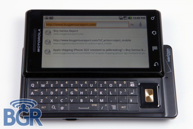 ¡Primeras fotos de Motorola Droid!