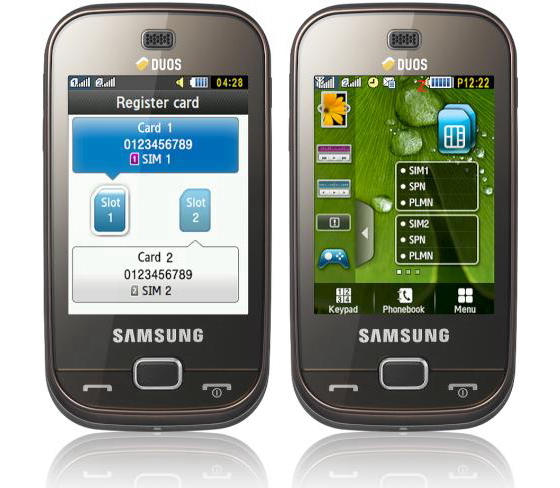 Dos Samsung con dual SIM en camino