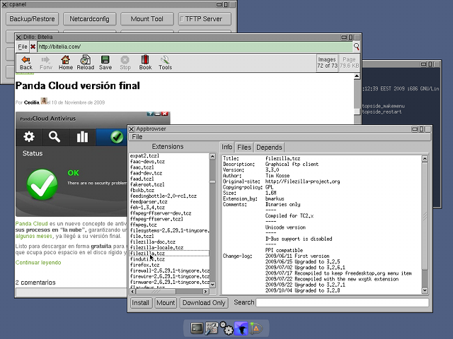 Tiny Core Linux, un GNU/Linux alternativo para ordenadores muy antiguos
