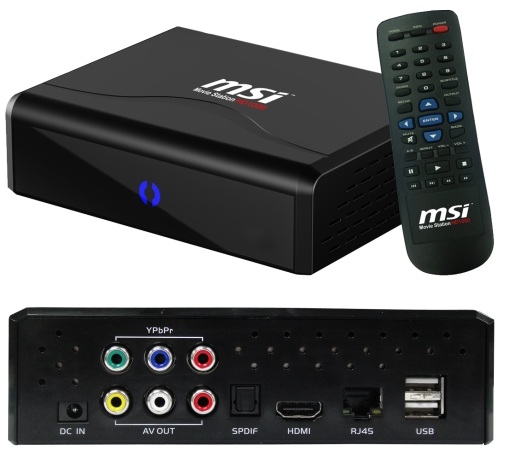 MSI Movie Station HD1000, el reproductor multimedia de MSI