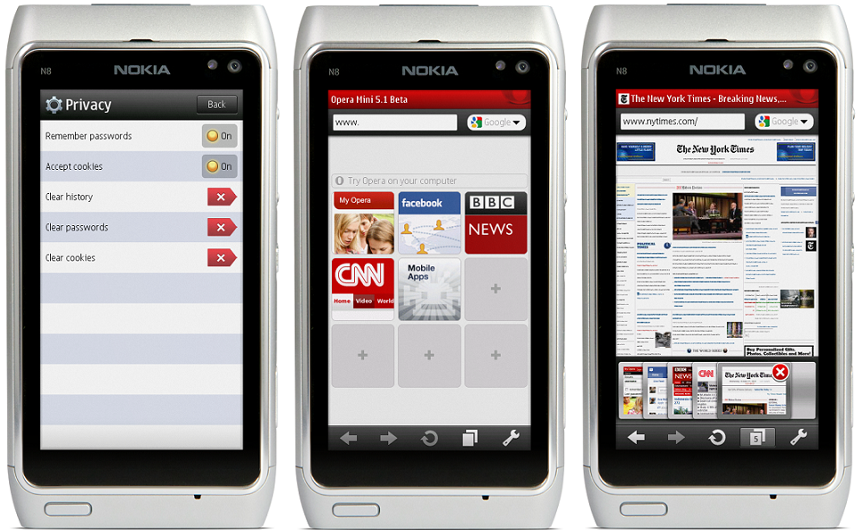 Opera Mini 5.1 para Nokia